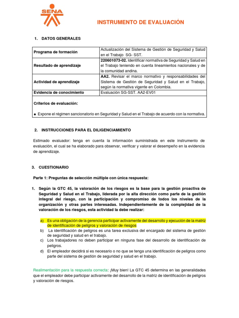 Ie Aa2 Ev01 | Descargar gratis PDF | Infección | Evaluación