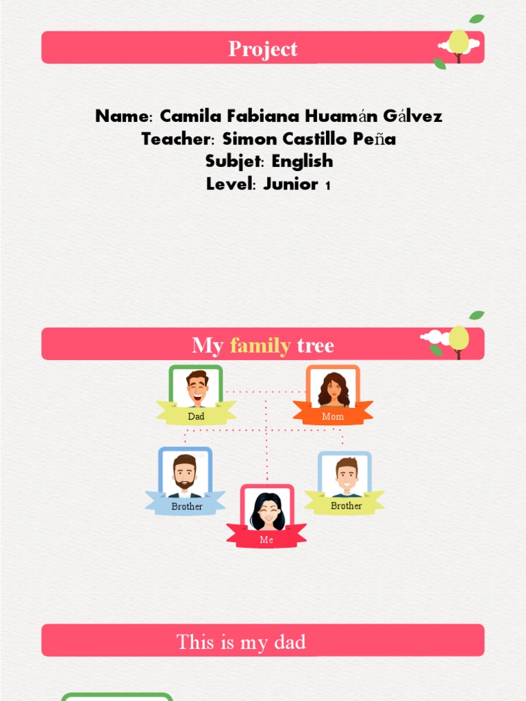 Animated Family Tree by Slidesgo | PDF
