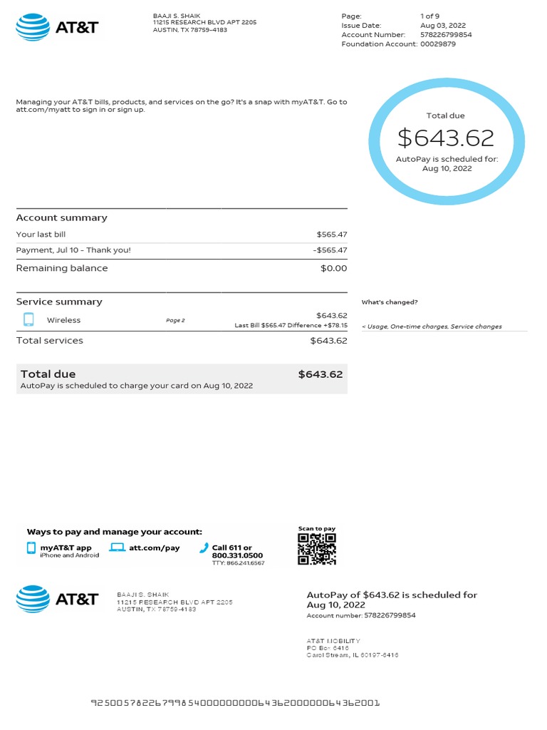 PDF Document | PDF | Fee | At&T Mobility
