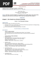 Teaching Profession Module Overview | PDF | Teachers | Classroom Management