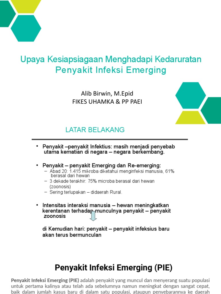 Kesiapsiagaan Hadapi Penyakit Infeksi Emerging | PDF