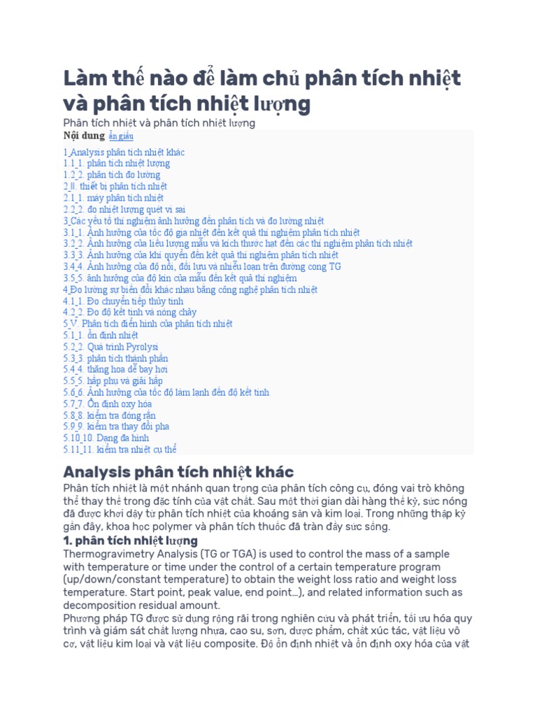 Tga DTG | PDF