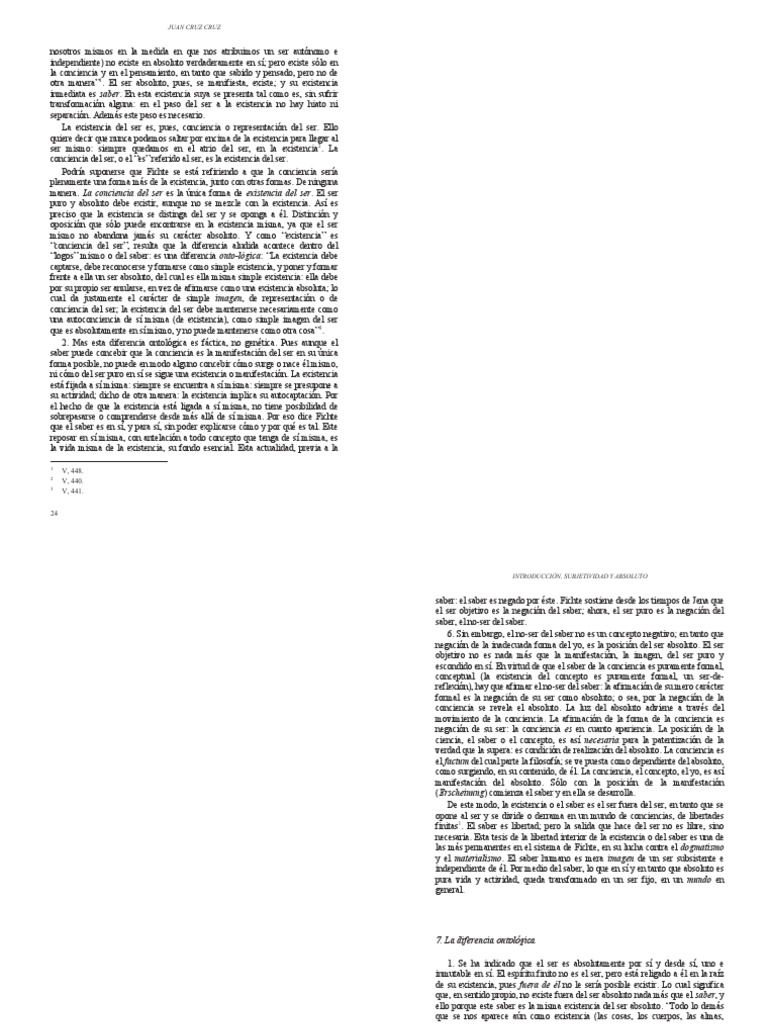 Doctrina de La Ciencia Booklet Completo | PDF | Filosofía | Existencia