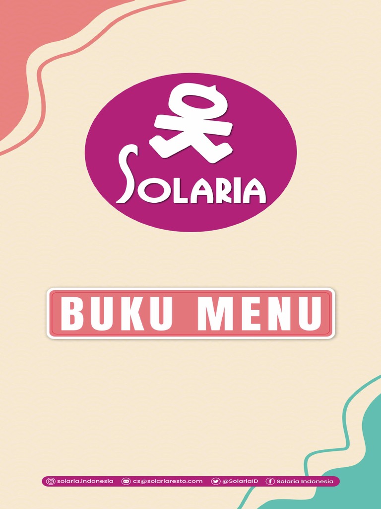 E-Book Menu Solaria | PDF