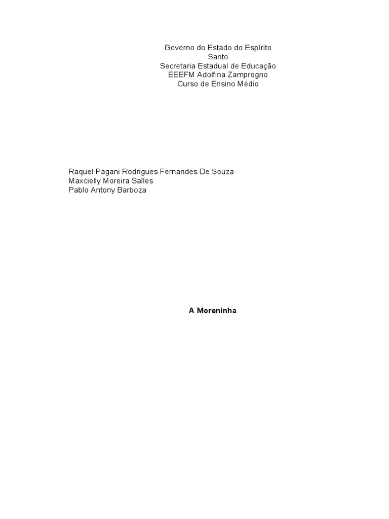 A Moreninha Pdf
