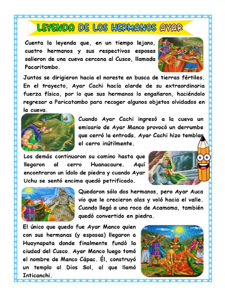 ADICIONAL - Leyenda de Los Hermanos Ayar | PDF ADICIONAL - Leyenda de Los Hermanos Ayar | PDF