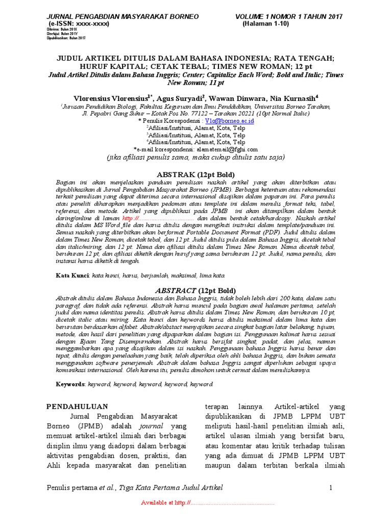 Template Jpmb Pdf