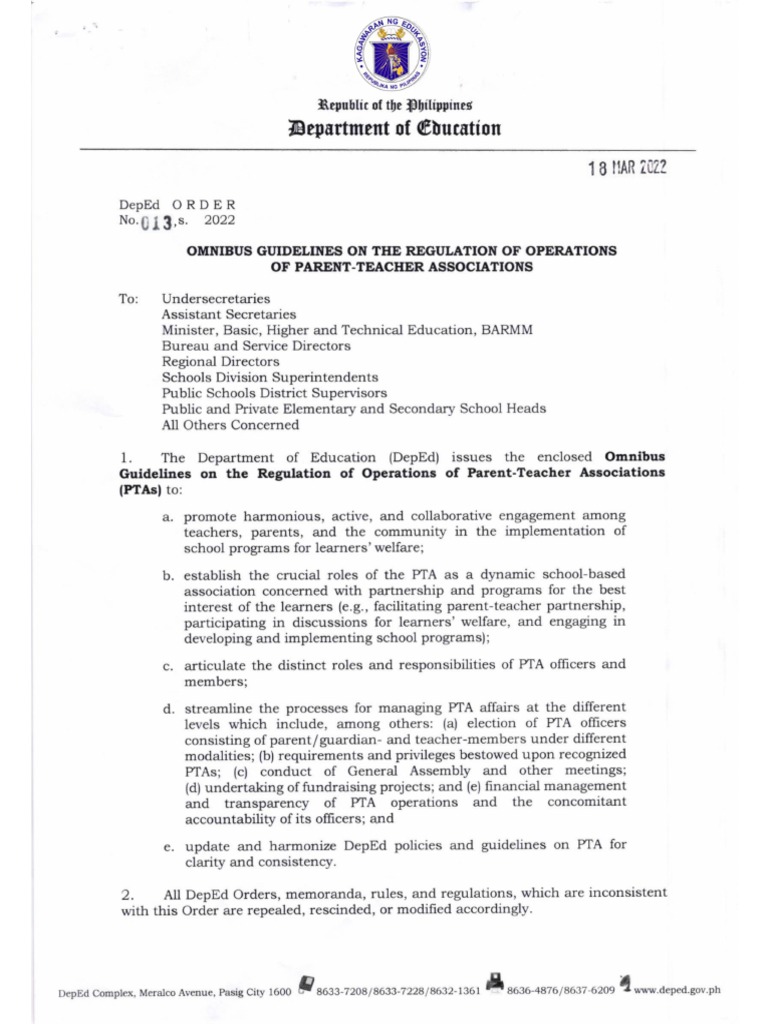 DO - s2022 - 013 PTA | PDF