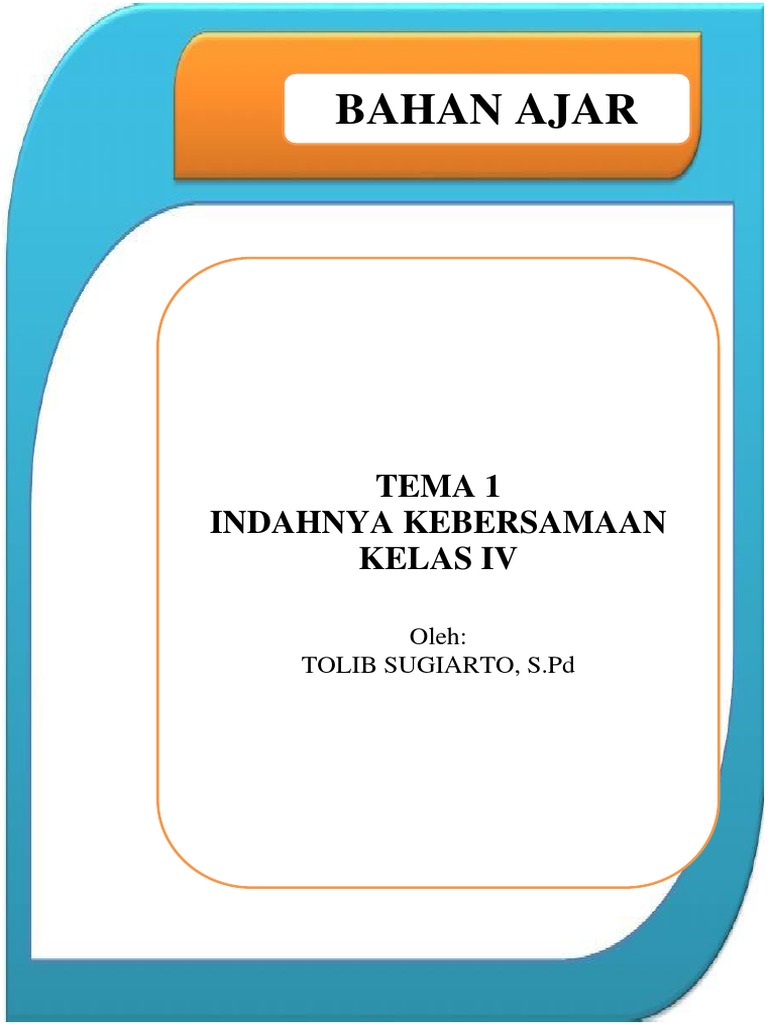 Bahan Ajar SD01 - Tolib Sugiarto | PDF
