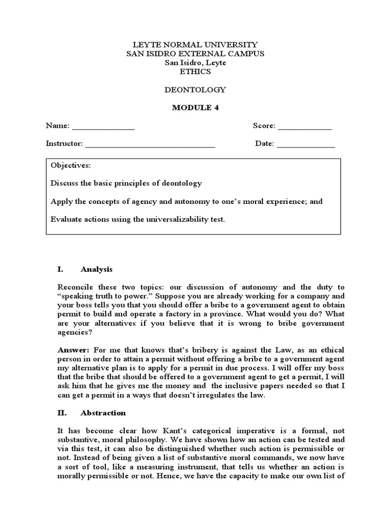 4th Module | PDF | Whistleblower | Autonomy 4th Module | PDF | Whistleblower | Autonomy