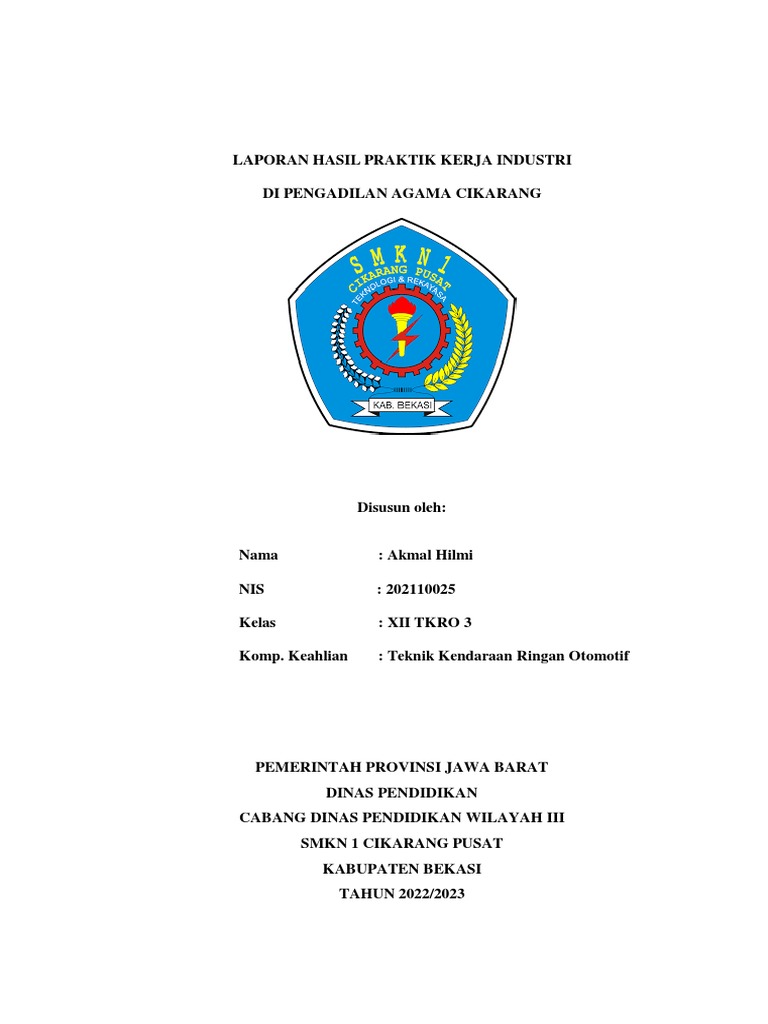 Laporan Prakerin Akmal Hilmi 12 TKR 3 | PDF
