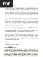 COE For Resigned Employee | PDF