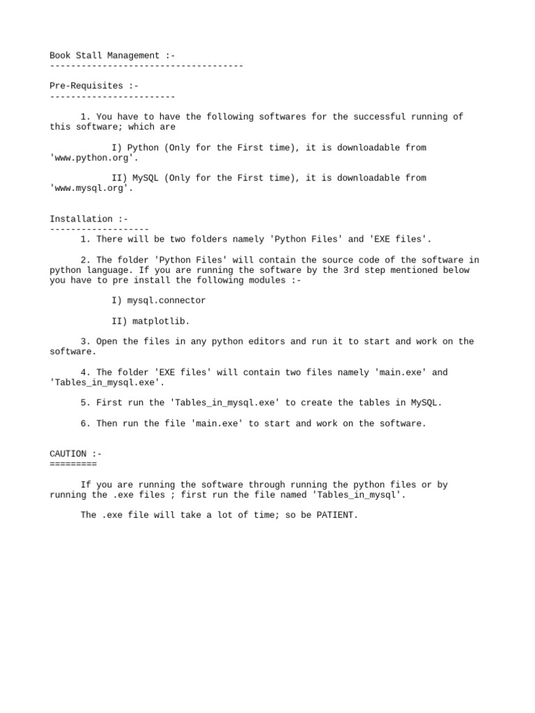 Installation | PDF