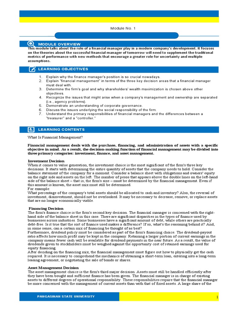FM 101 SG 1 | PDF | Sarbanes–Oxley Act | Stocks