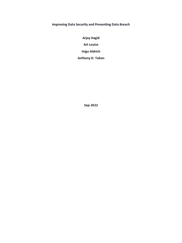 Case Study | PDF | Security | Computer Security