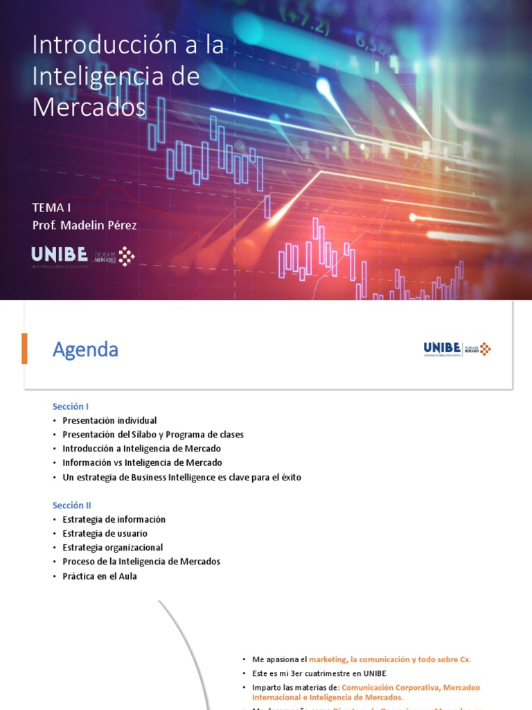 Introducción A La Inteligencia de Mercados Tema 1 Sem1 - Seccion1 | PDF | Marketing | Business
