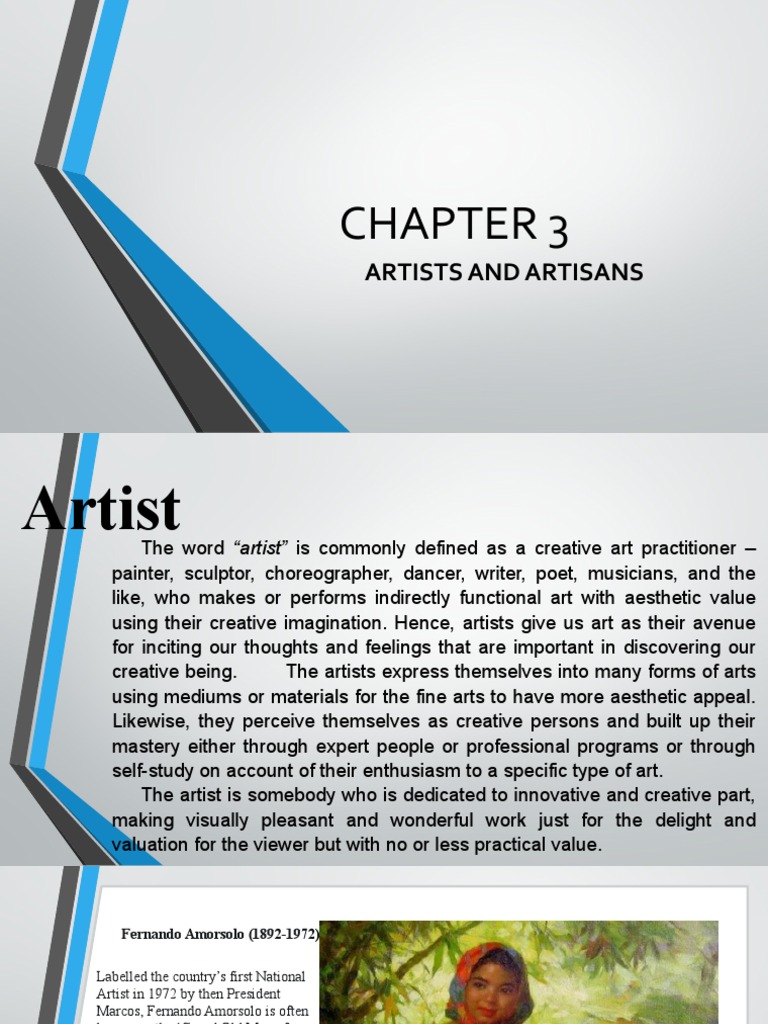 Understanding Artists and Artisans | PDF | Curator | Museum