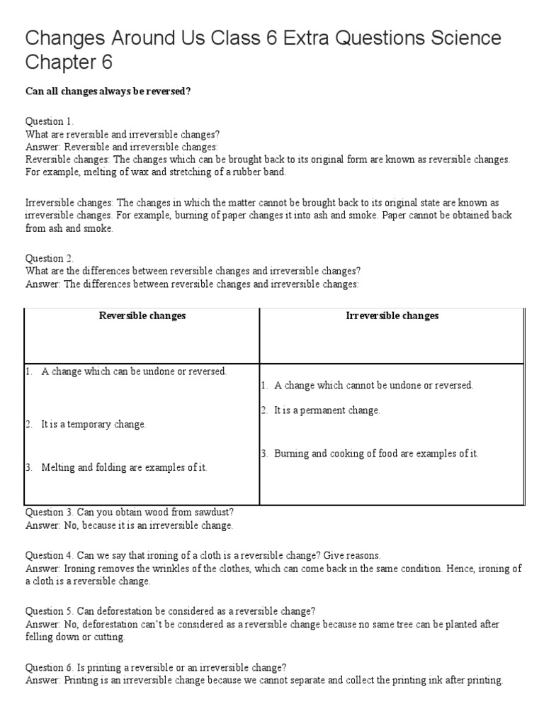 Changes Around Us | PDF | Water | Combustion