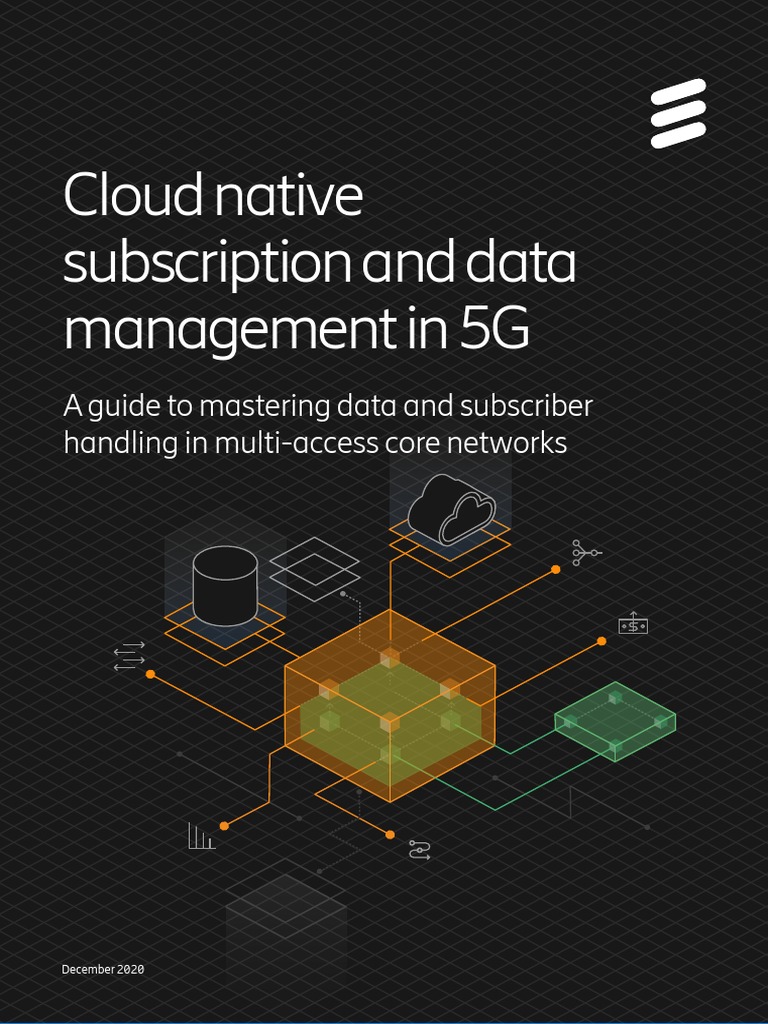 5g Core Guide Cloud Native Subscription Data Management | PDF | Cloud ...