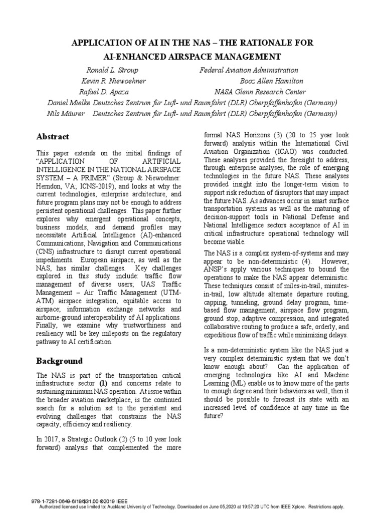 Research Paper Aviation 7 | PDF | Artificial Intelligence ...