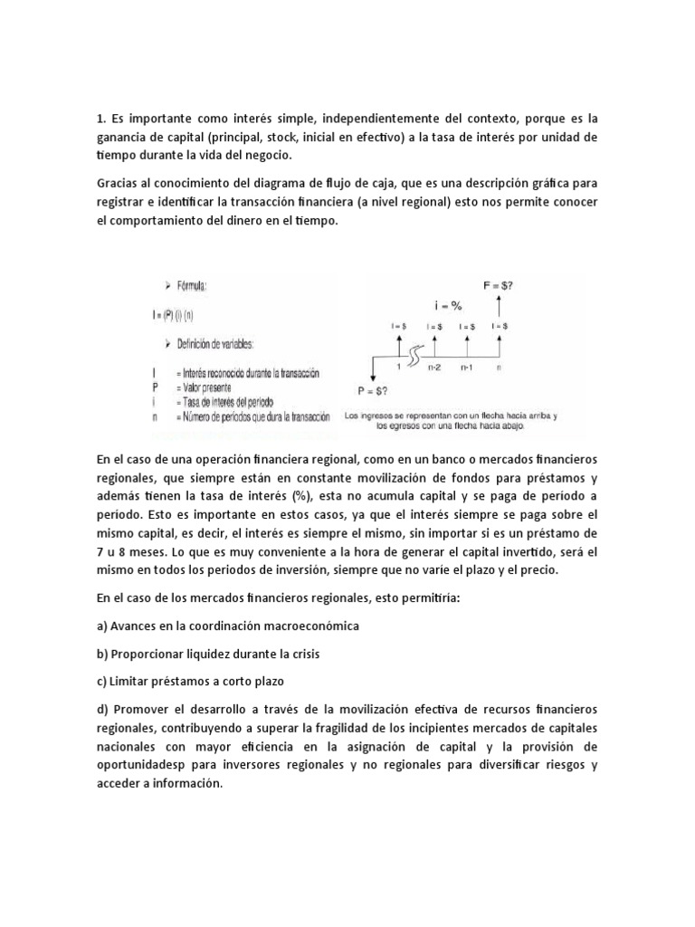 Interés Simple y Compuesto en Finanzas | PDF | Interés | Tasas de interés