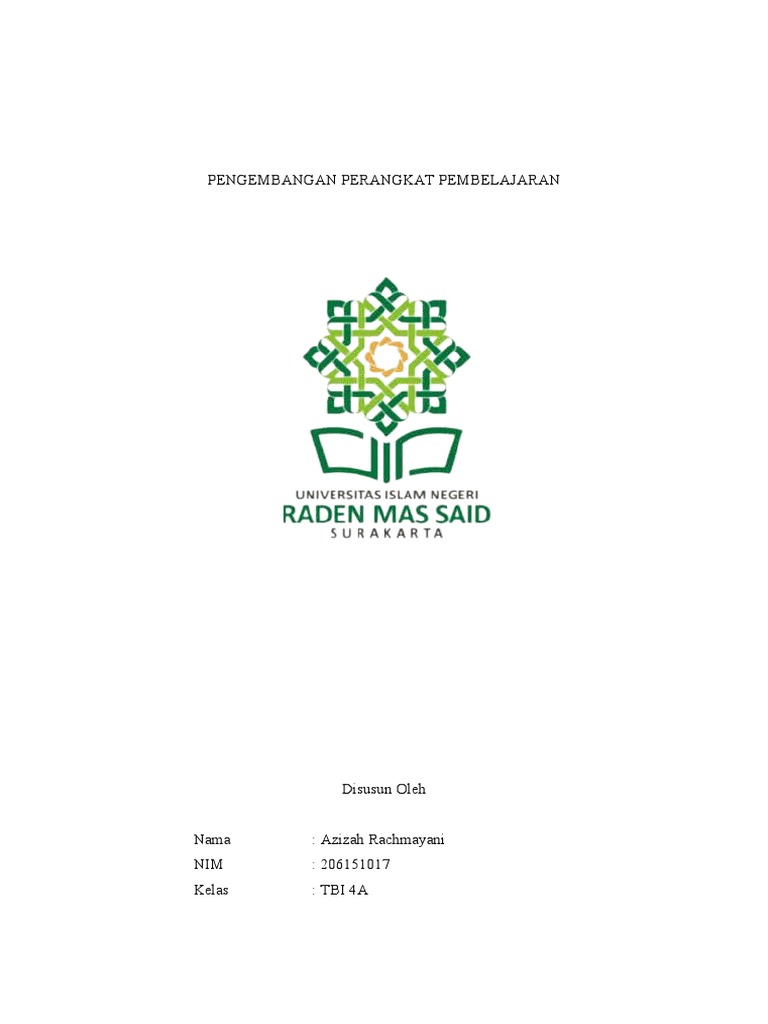 RPP Azizah Rachmayani 206151017 | PDF