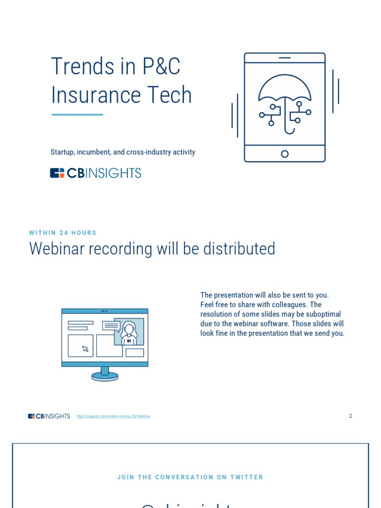 CB Insights - P&C Insurance Briefing | PDF | Insurance | Mergers And ...