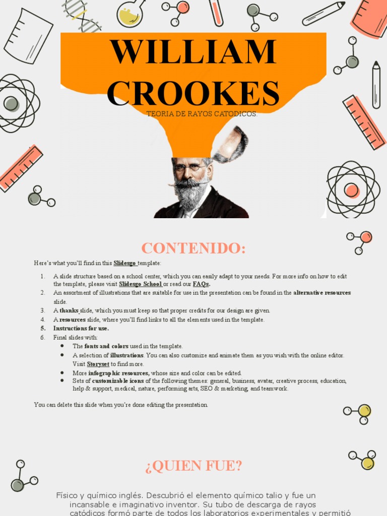 William Crookes | PDF | Física | Química