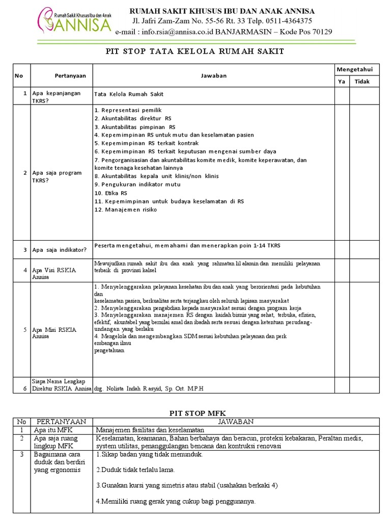 Gabungan Pit Stop | PDF