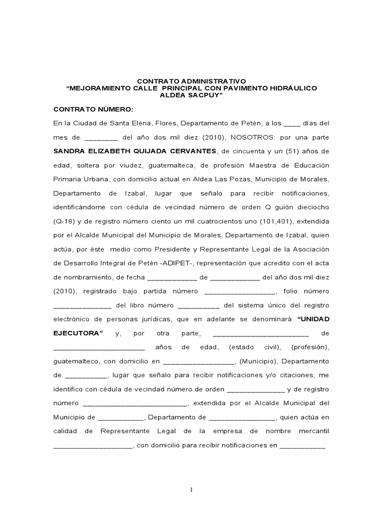 Modelo Contrato de Adhesión | PDF | Derecho privado | Ley común