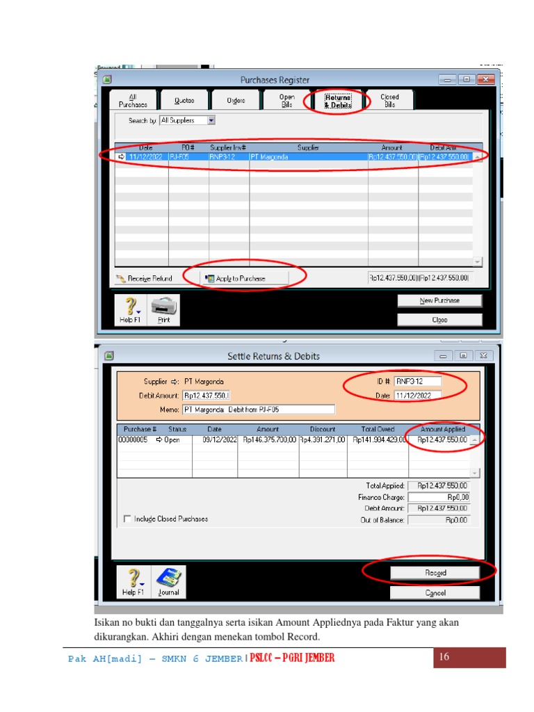 Tutorial MYOB Zamklik Dagang 2022-4 | PDF