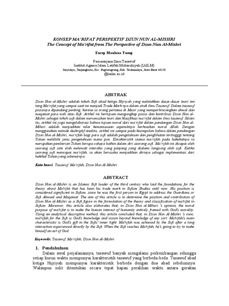 Tugas Jurnal Imrad Maqamat Wal Ahwal | PDF