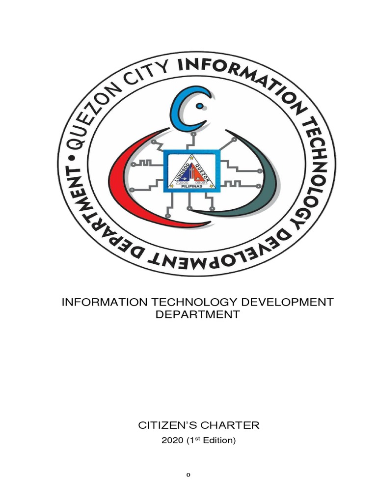 Quezon City IT Development Charter 2020 | PDF | Databases | Information ...