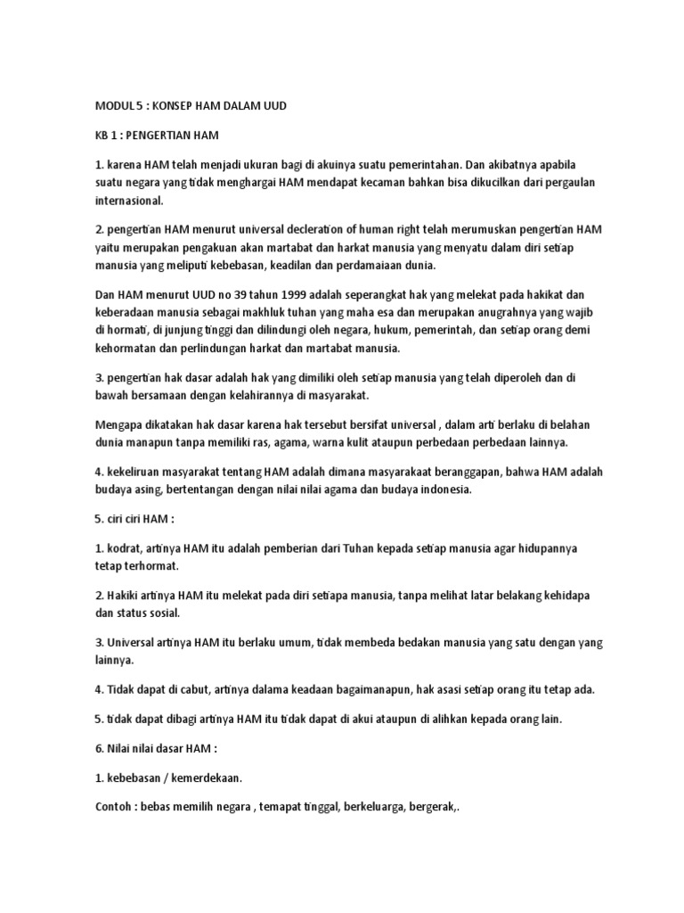 PKN Modul 5 (Diskusi) | PDF