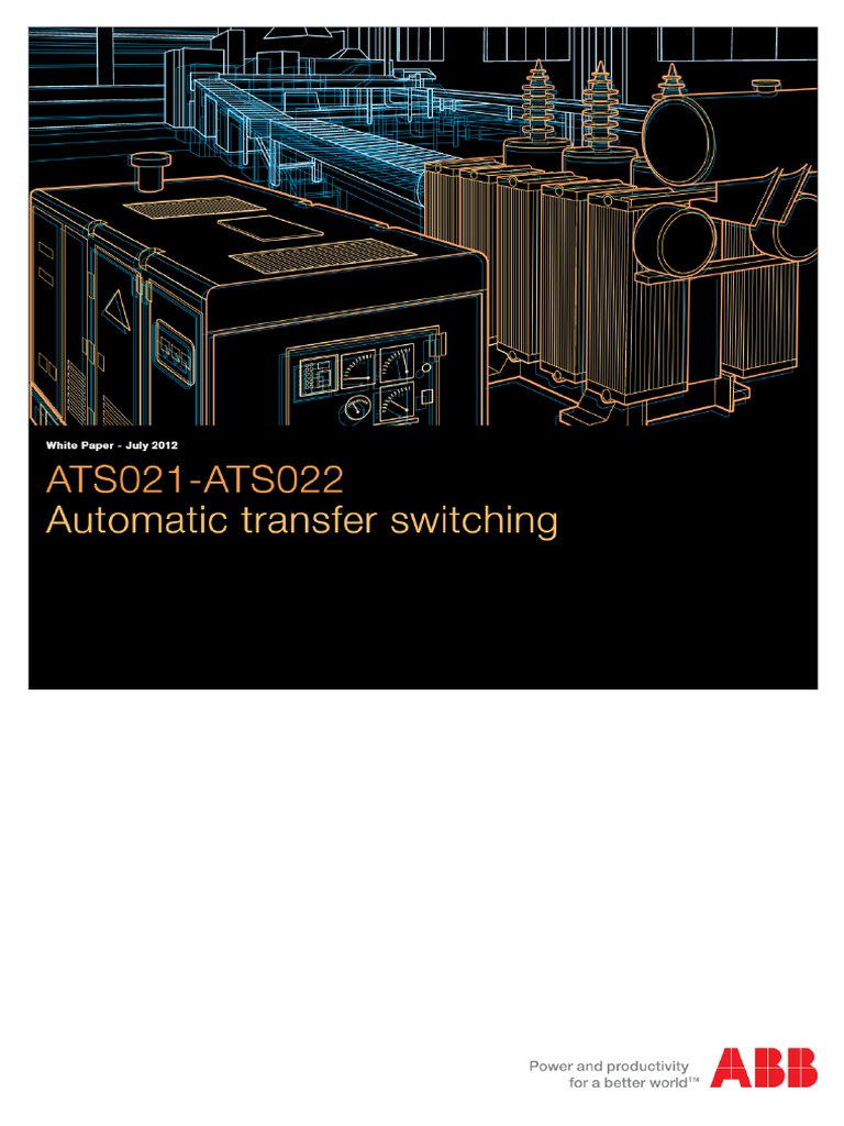 White Paper - ATS021-ATS022 Automatic Transfer Switching 2012 | PDF