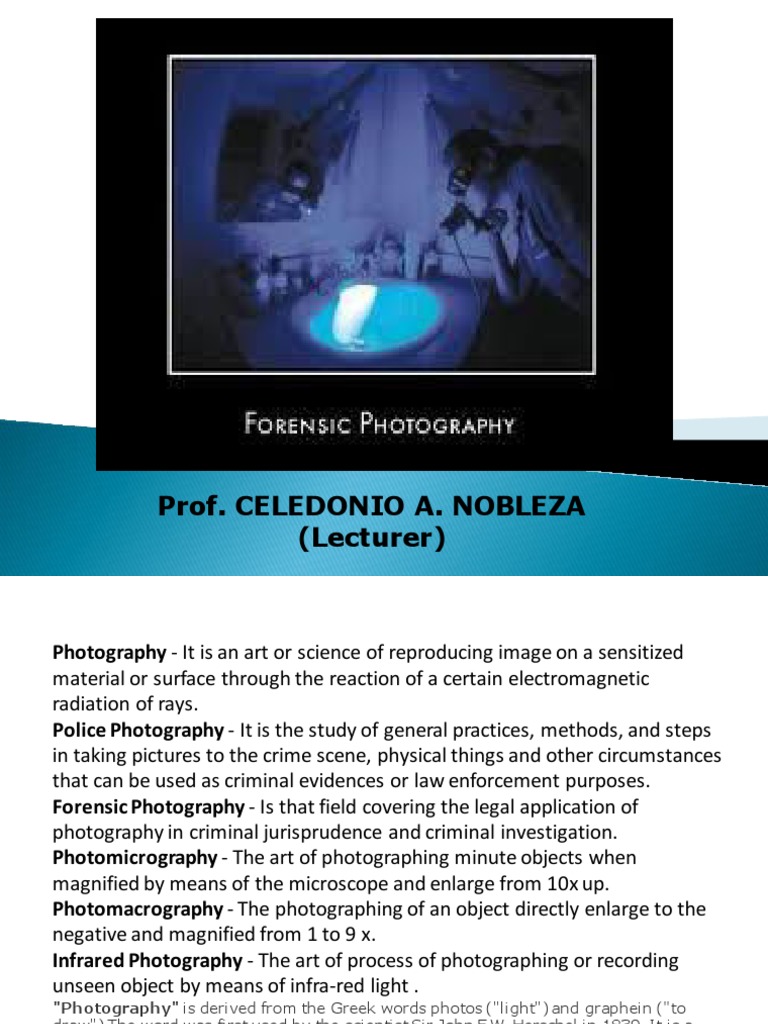 Powerpoint LMS Forensic 1 | PDF | Film Speed | Camera