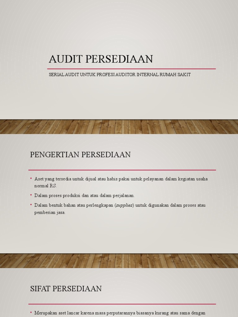 Audit Persediaan | PDF