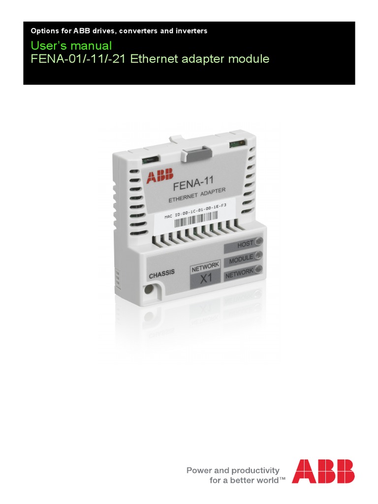 FENA-01 - 11 - 21 - Ethernet Adapter - User's Manual - Rev B | PDF | Computer Network | Network ...