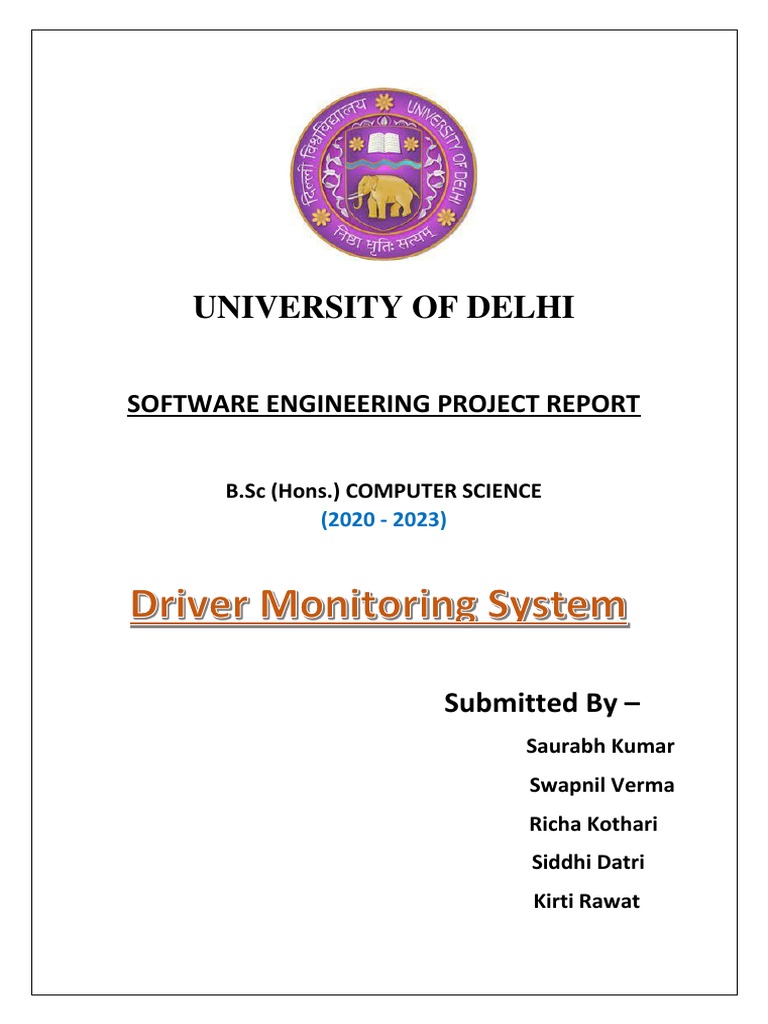 Driver Monitoring System1 | PDF | Software Testing | Use Case