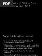 POCSO Act 2012 Presentation | PDF