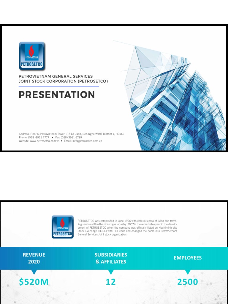 Petrosetco Distribution Overview 2020 | PDF | Retail | Sales