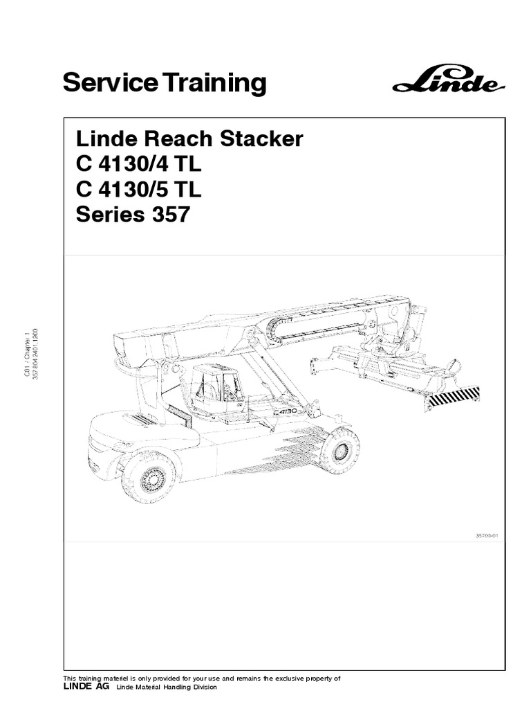Liner Reachstacker C4130 | PDF | Gear | Brake