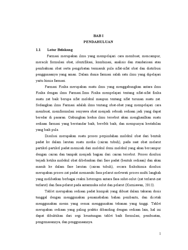 Teknik Uji Disolusi Obat dalam Farmasi | PDF | Sains & Matematika