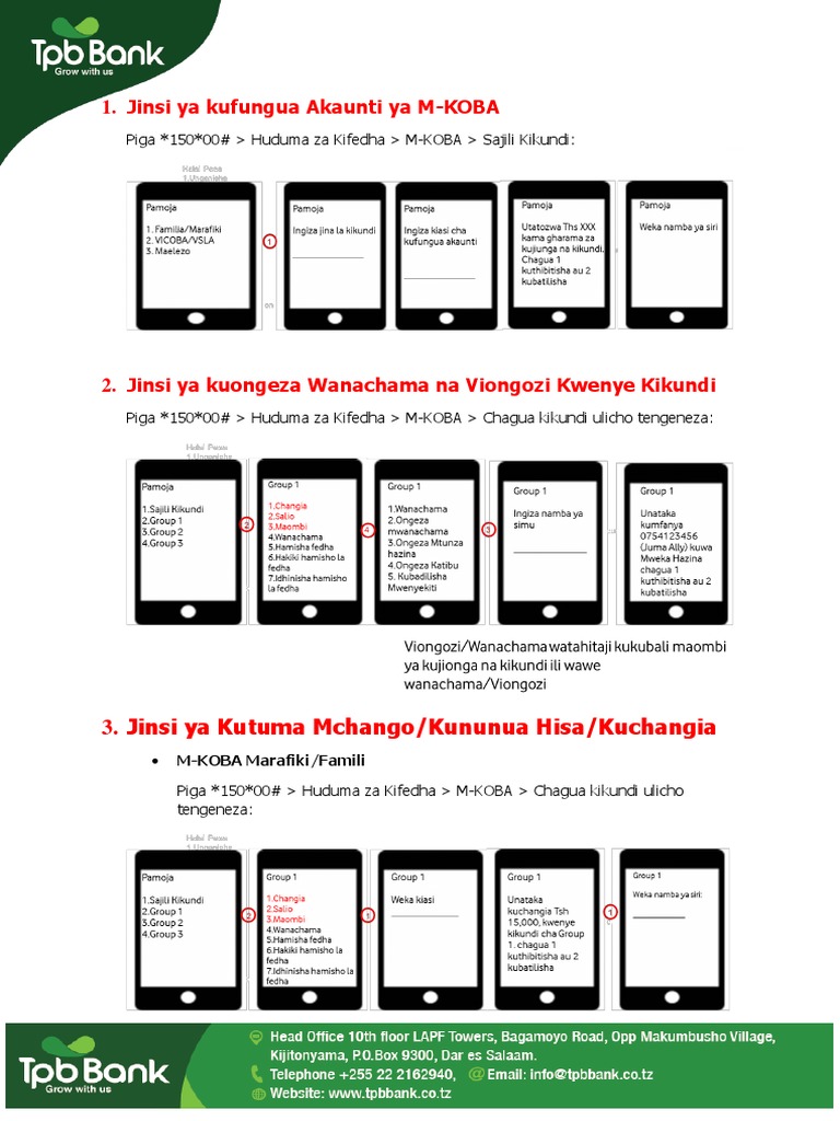 How To Use Mkoba | PDF