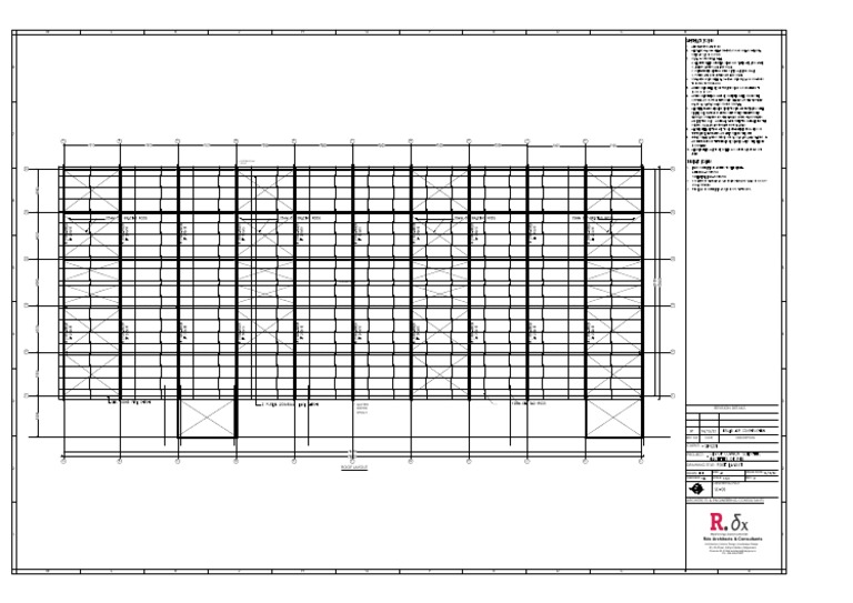 Warehouse 30m Structural drawings-ROOF LAY | PDF | Real Estate | Aesthetics
