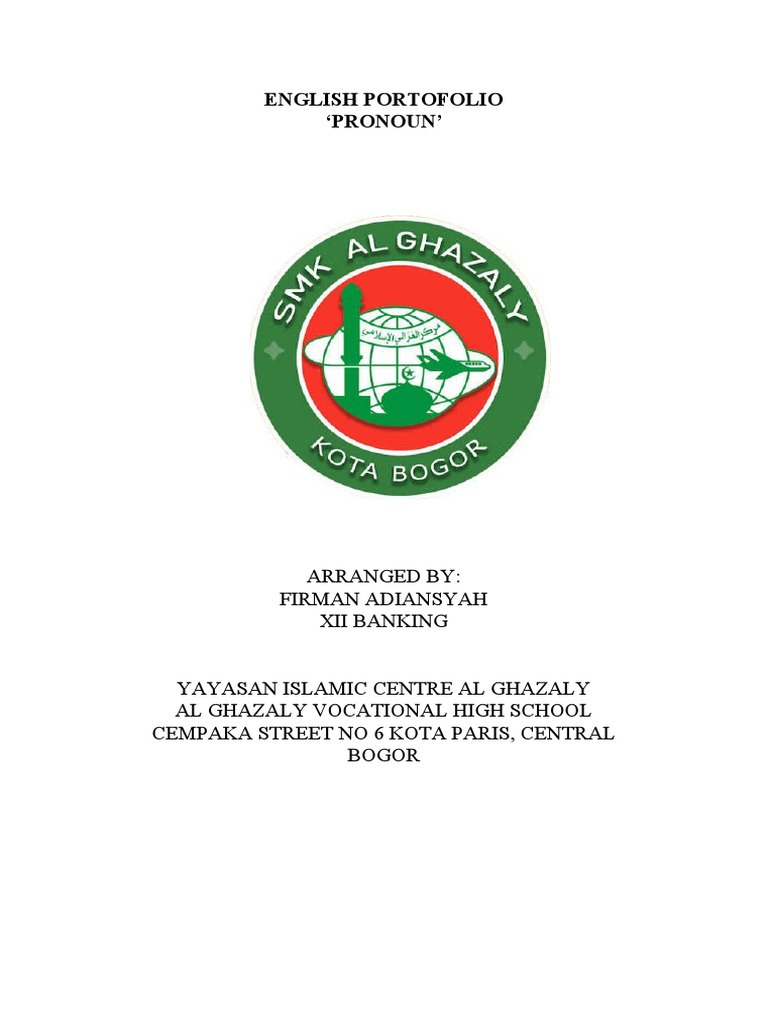 English Portofolio Pronoun | PDF | Pronoun | Morphology