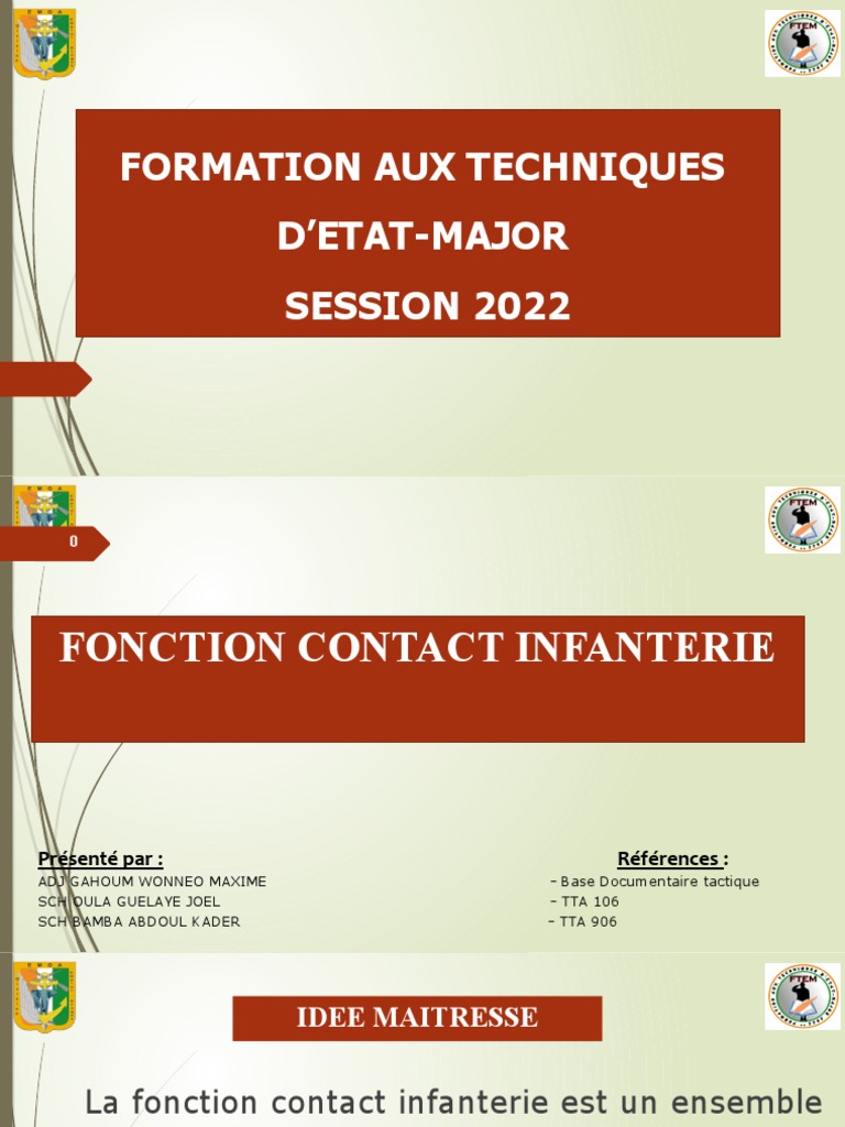 Tac 4 Fonction Contact Infanterie | PDF | réservoirs | Science militaire