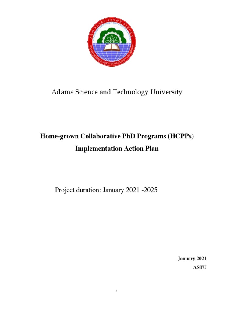 HCPP - ASTU Main Final - 25012021 | PDF | Thesis | Doctorate