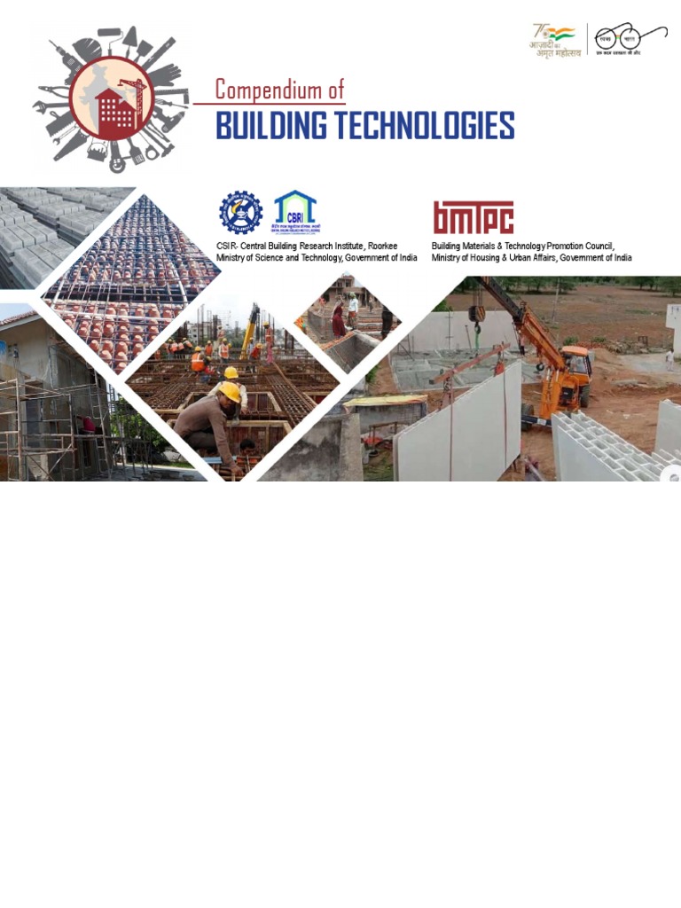 BMTPC CBRI Compendium Building Technology 2021S | PDF | Concrete | Precast Concrete