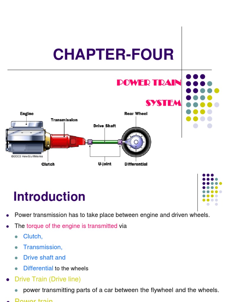 CHAPTER-4 Power Train System | PDF | Manual Transmission | Automatic ...